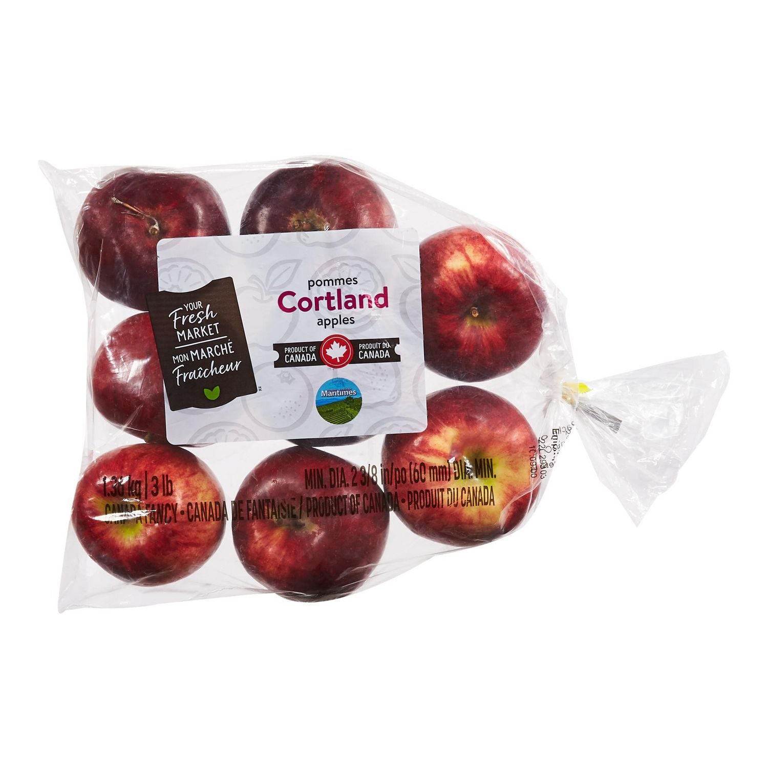 Apple Cortland (3lb/bag) – Spruce Meadow Farms