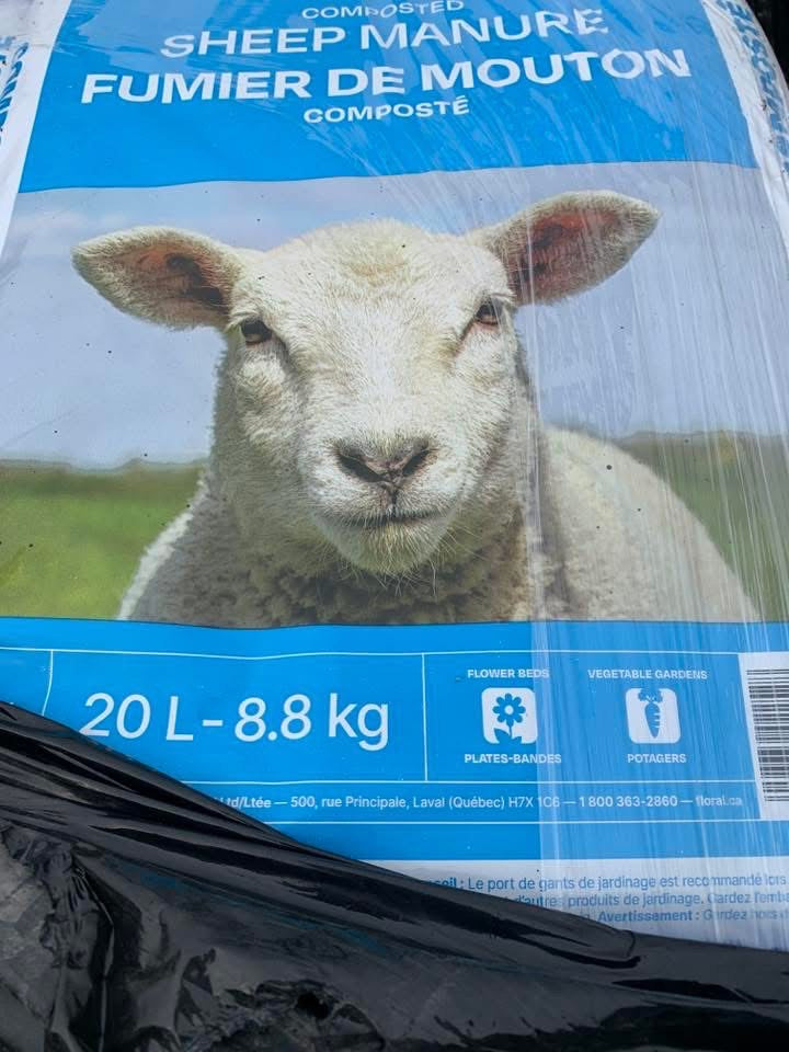 (Composted)Sheep Manure 8.8kg/bag – Spruce Meadow Farms