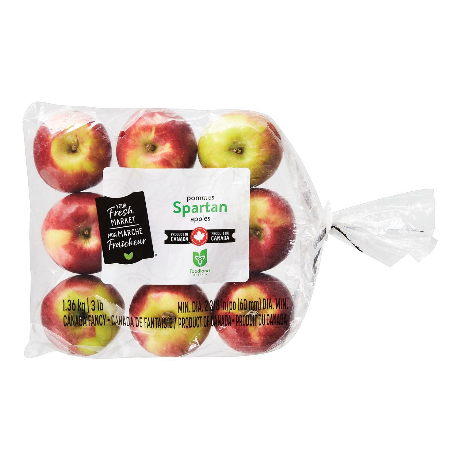 Apple Spartan (3lb/bag) – Spruce Meadow Farms