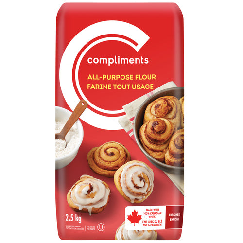 Compliment-All Purpose Flour-2.5kg – Spruce Meadow Farms